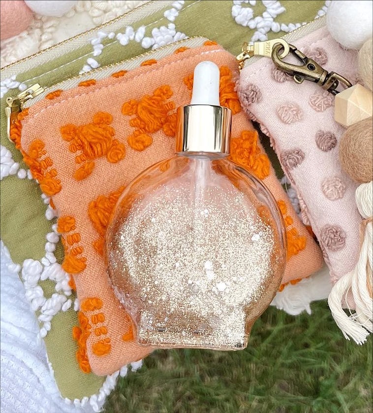 30ML Dropper Bottle- With or With the Shimmer! Gold Egyptian Dropper ...