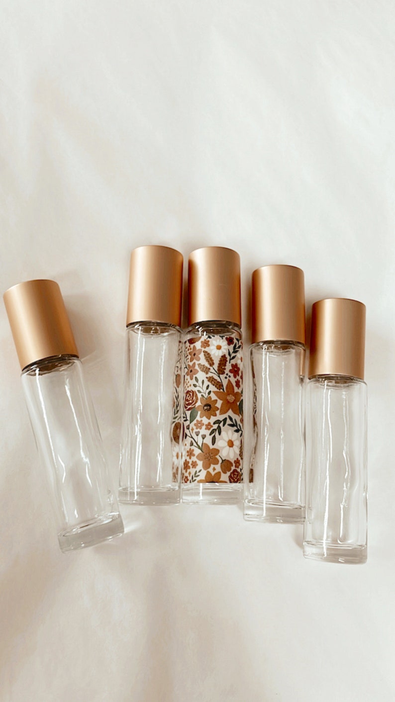 Bohemian Floral Roller Bottle Label Floral Label Daisy Label - Etsy