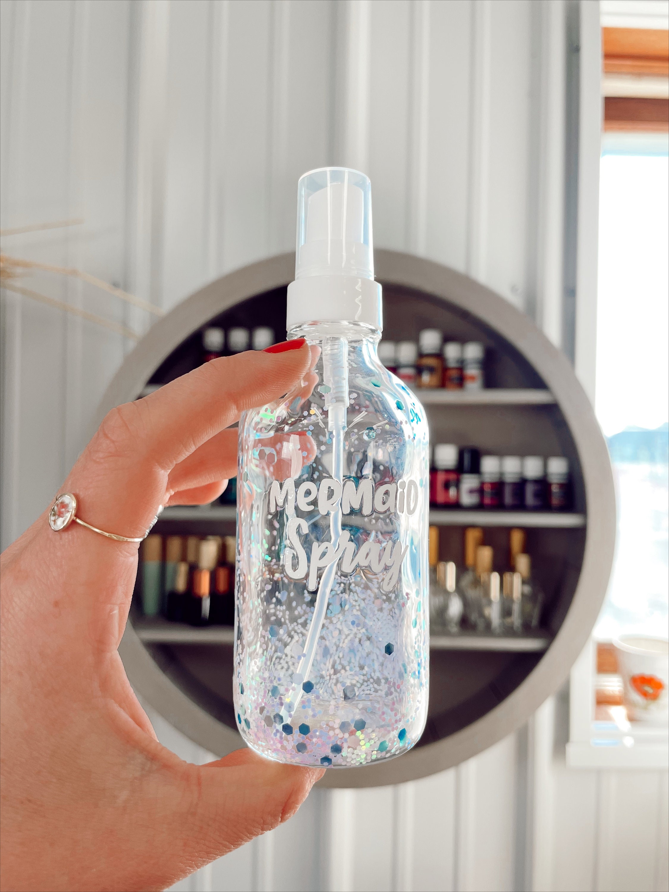 SPARKLE SPRAY BOTTLE 4oz Mermaid Spray Pink Star Spray | Etsy