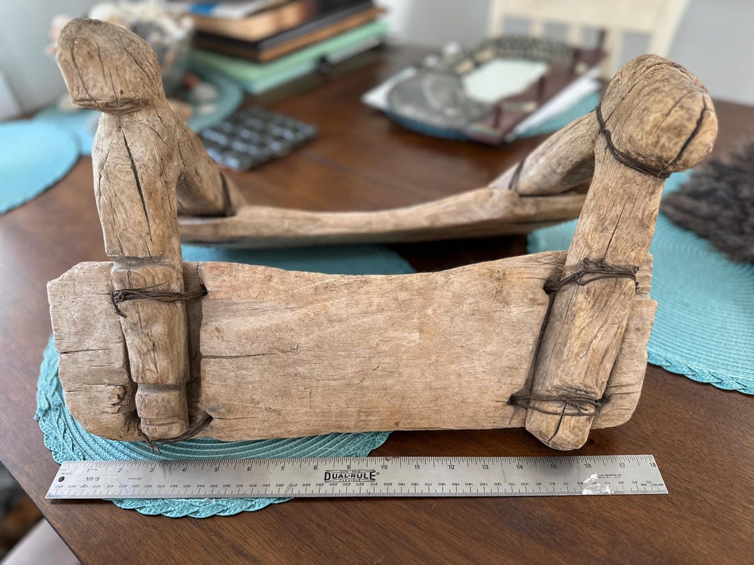 Antique Primitive Hand Carved Wooden Pack Saddle Southwest - Etsy