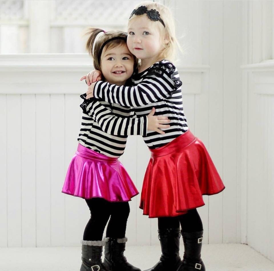 Metallic Skort (baby Skort, Toddler Skort, Solid Skort, Metallic Skirt ...