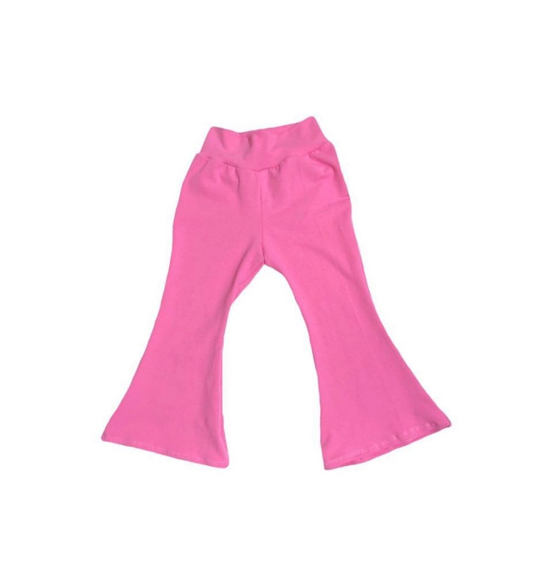 Hot Pink Bell Bottoms (solid Bell Bottoms, Baby Bell Bottoms, Toddler ...