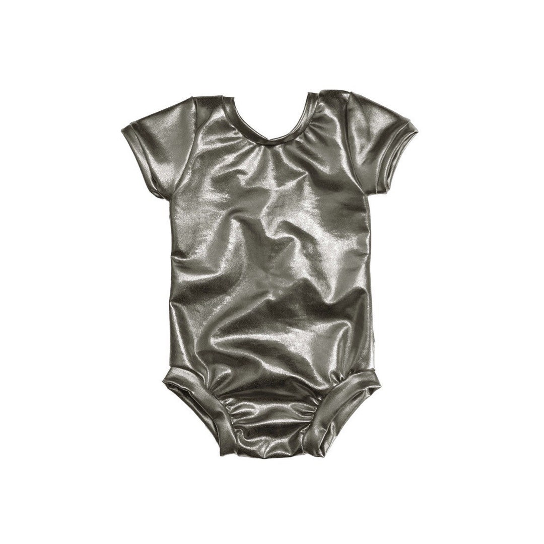 Gray Leotard (metallic Leotard, Baby Leotard, Toddler Leotard, Dance ...