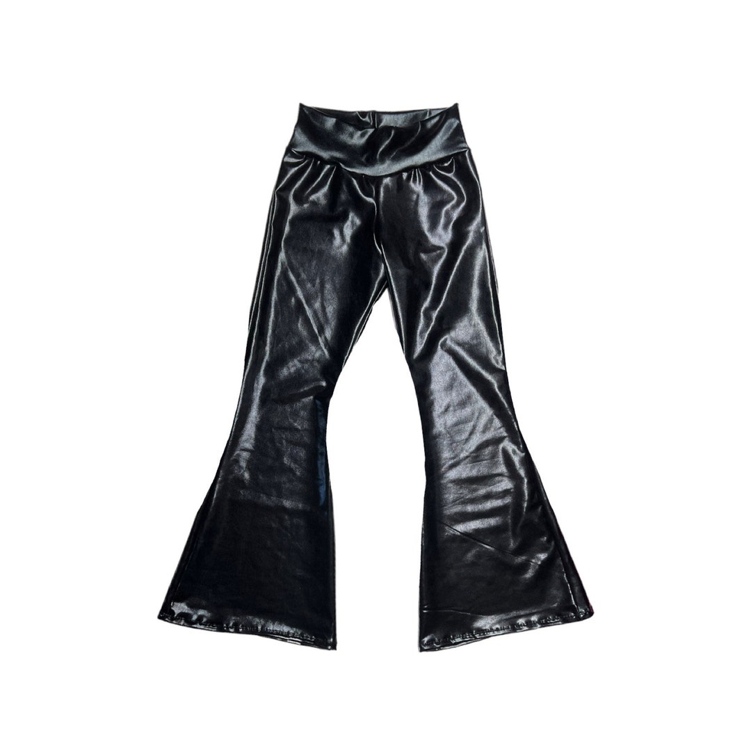 Black Bell Bottoms (metallic Bell Bottom, Baby Bell Bottoms, Toddler ...