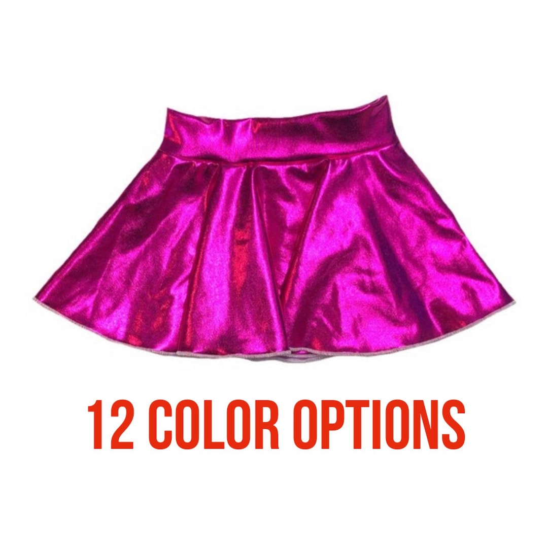 Metallic Skort (baby Skort, Toddler Skort, Solid Skort, Metallic Skirt ...