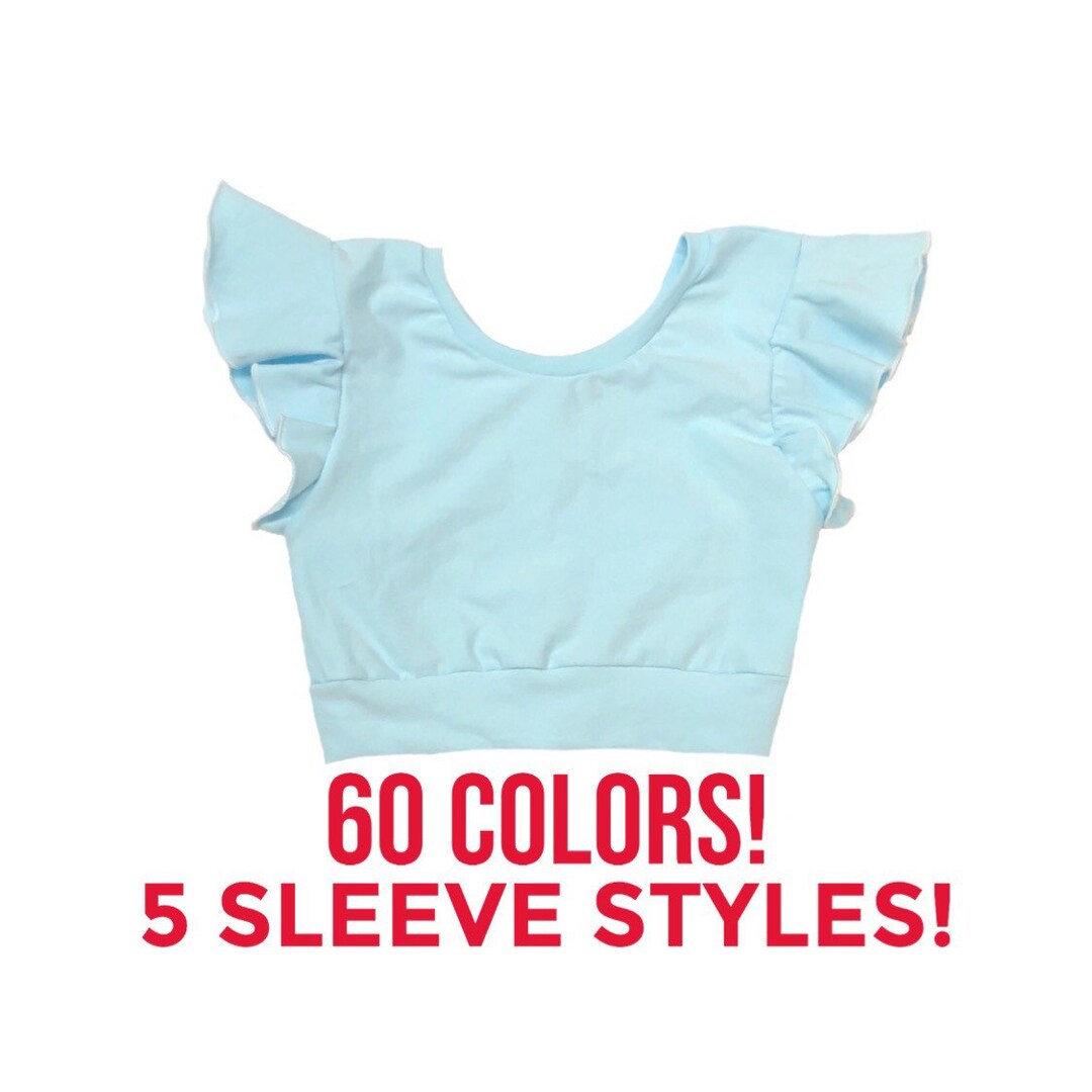 Solid Crop Top (toddler Crop Top, Baby Crop Top, Kids Crop Top, Girls ...
