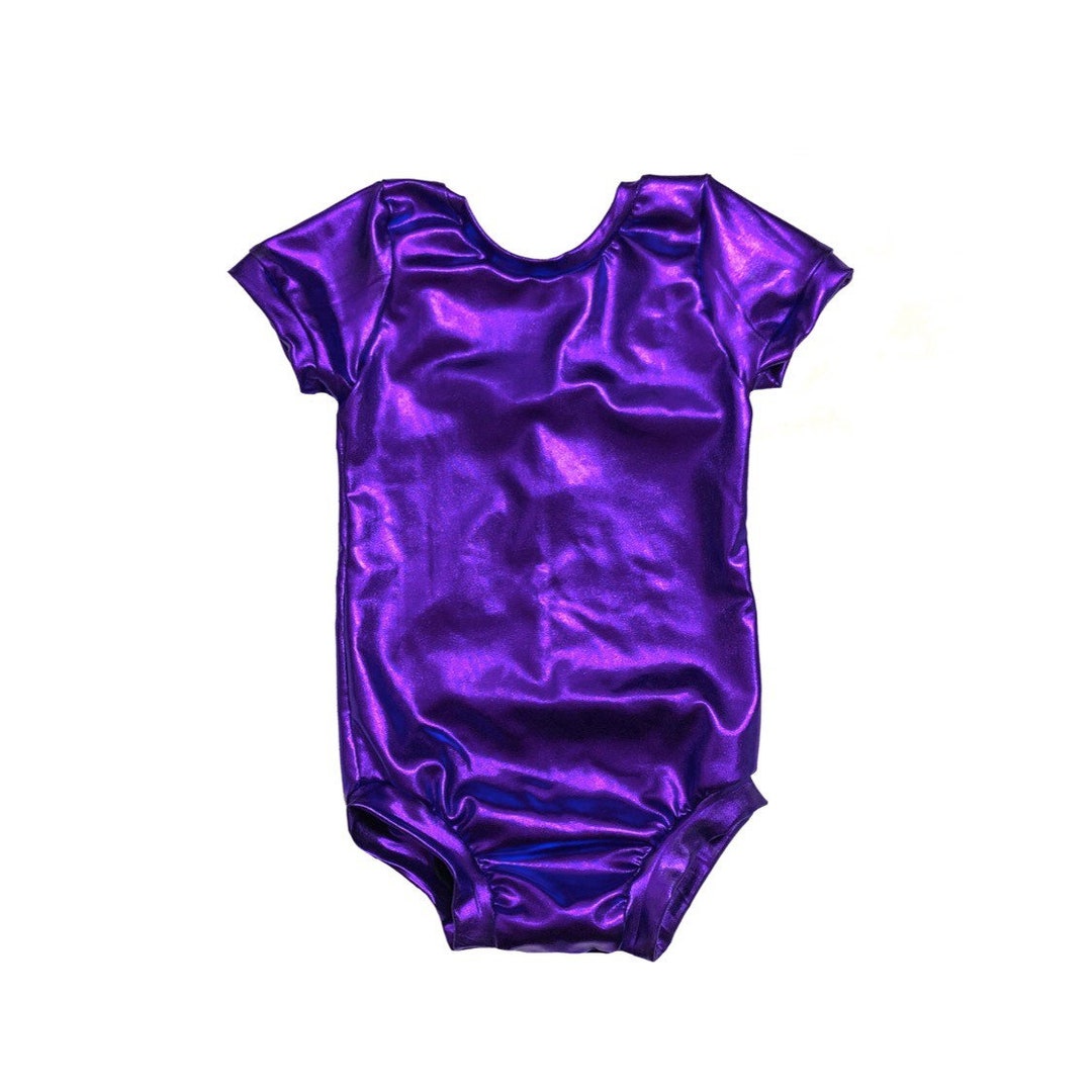 Purple Leotard (metallic Leotard, Baby Leotard, Toddler Leotard, Dance ...
