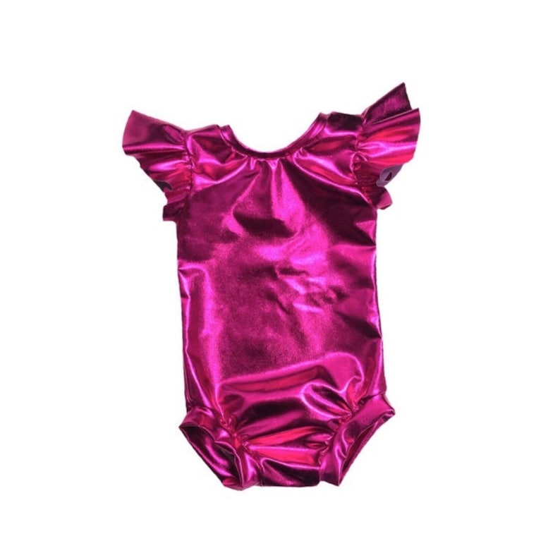 Pink Leotard metallic Leotard Baby Leotard Toddler Leotard - Etsy