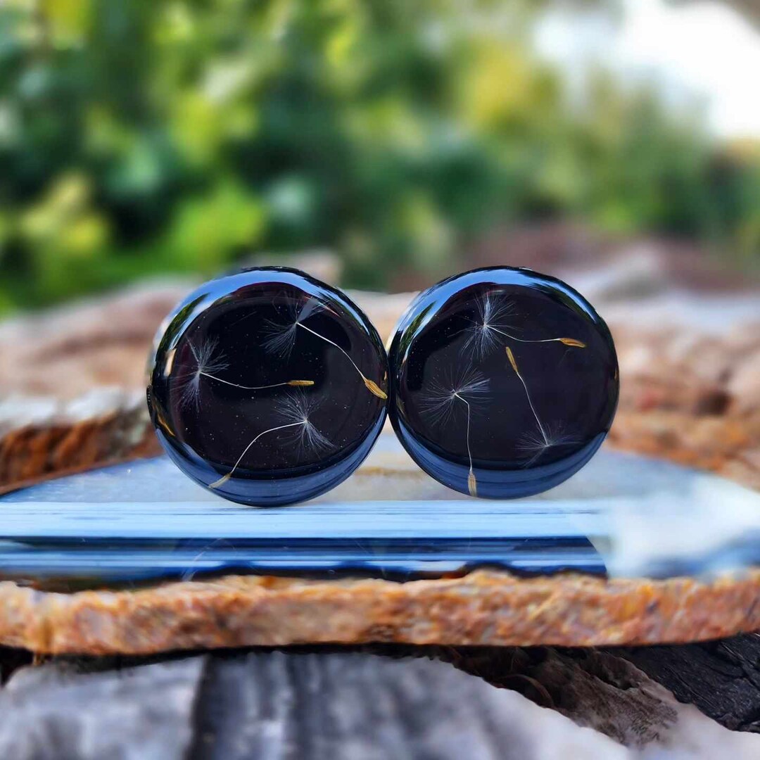 Limited Resin Plugs, Dandelion Plugs, Wish Flower, Make a Wish, Ear ...