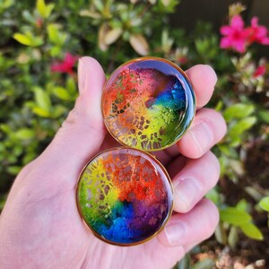 Lava Lamp, Rainbow, Petri Plugs, Plugs, Ear Gauges, Plug Set, Double ...