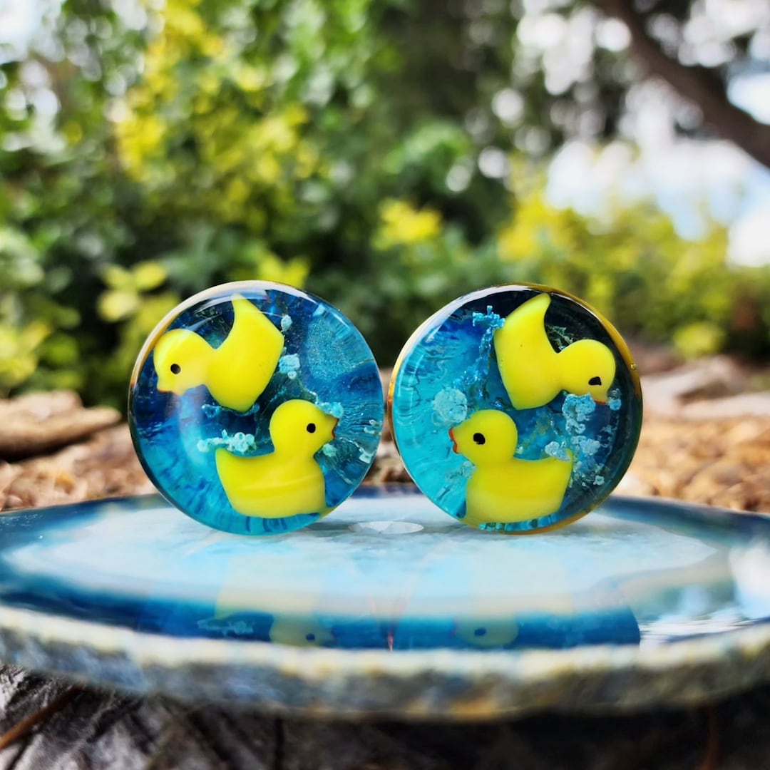 Rubber Ducky Plugs, Rubber Duckie, Ducks, Resin Plugs, Plugs, Custom ...