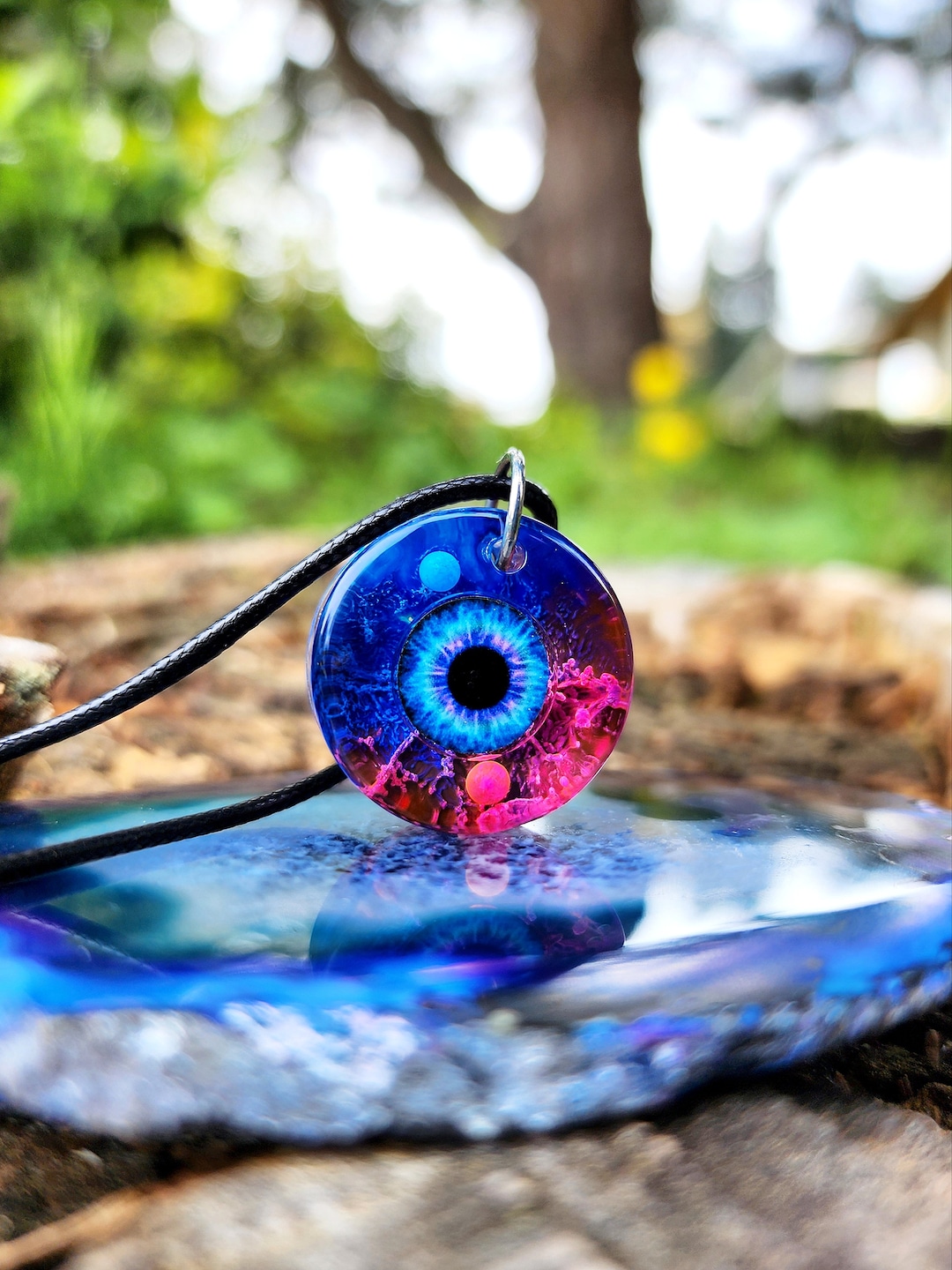 Dragon Eye Pendant, Human Eye Necklace, Eye, Eyes, Necklace, Light ...