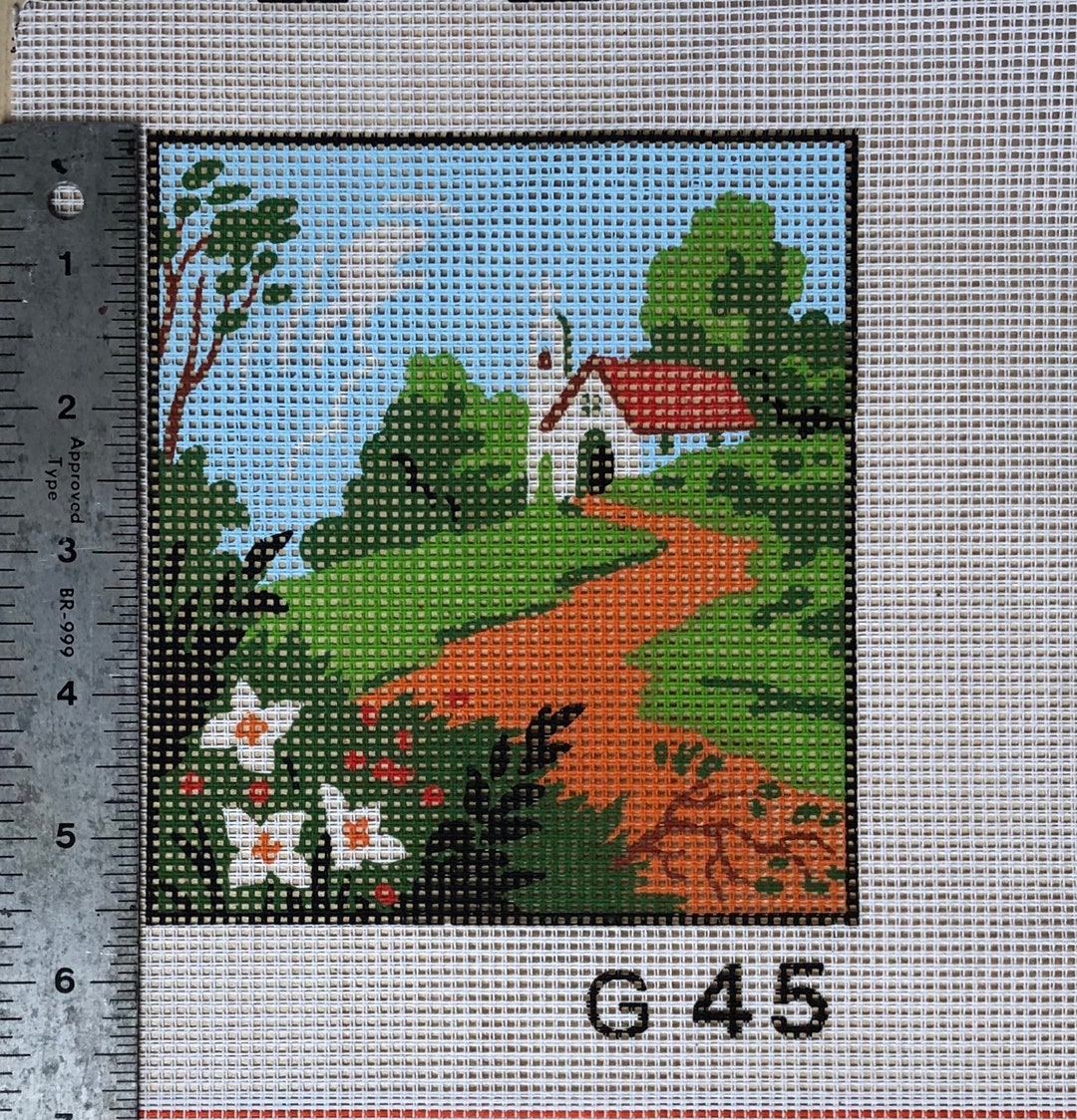 Beautiful Needlepoint Canvas is of Landscape - Etsy