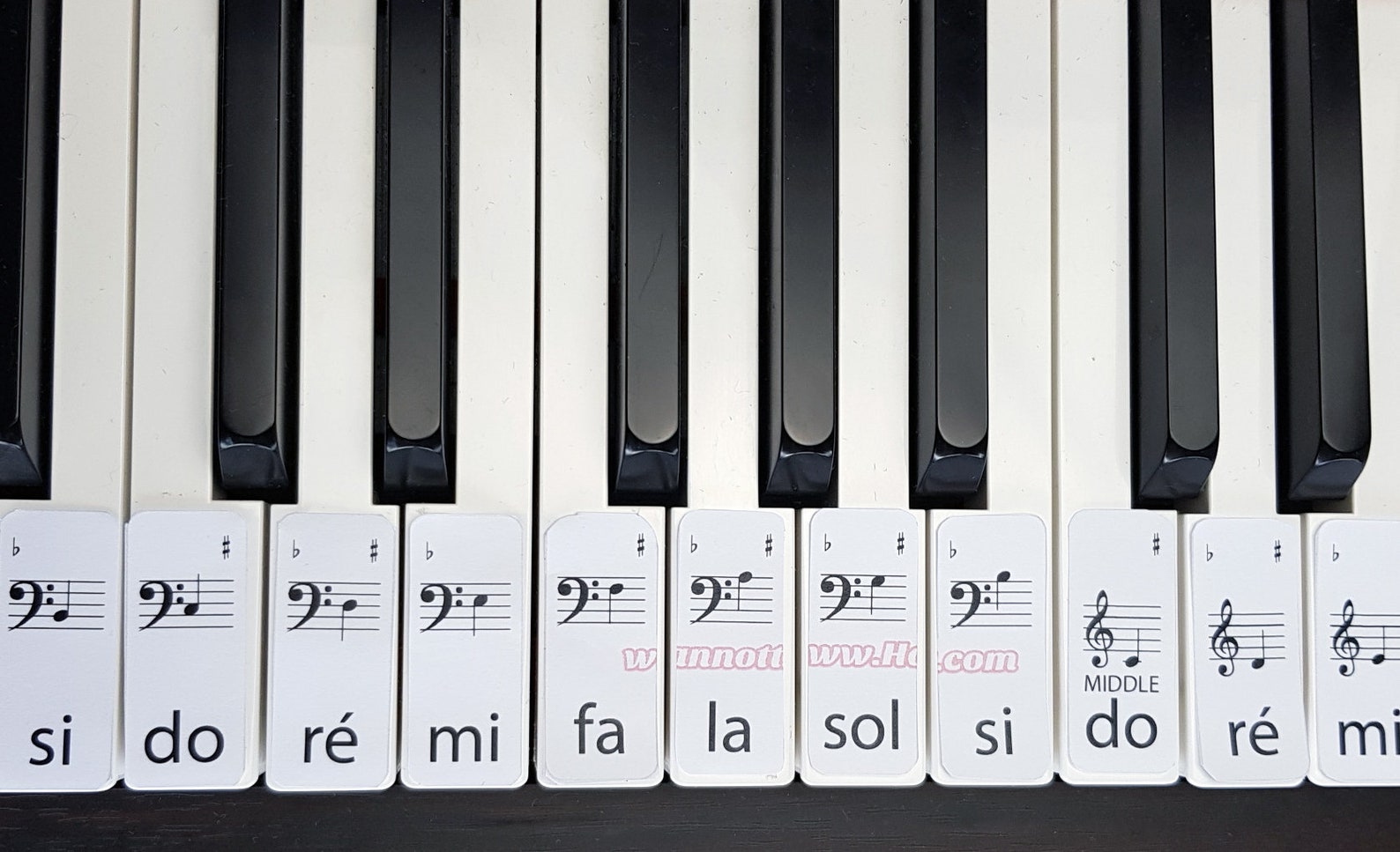 Solfège Learn Piano Labels DIGTAL DOWNLOAD - Etsy