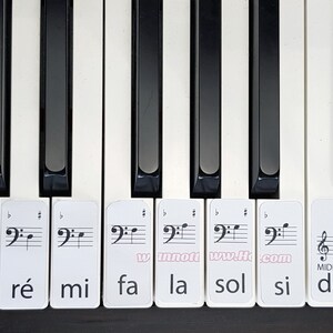 Solfège Learn Piano Labels DIGTAL DOWNLOAD - Etsy