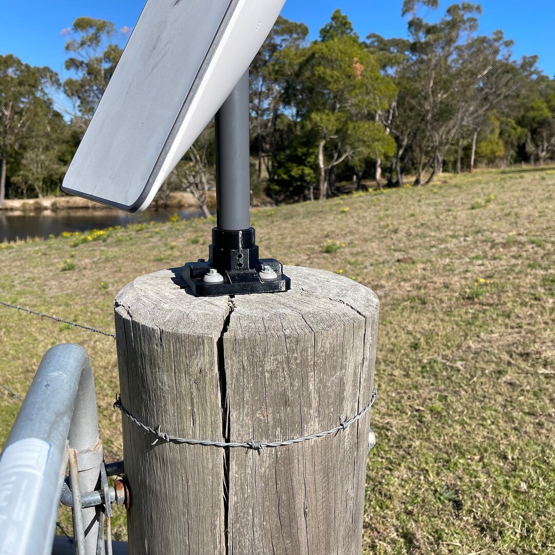 Post Pole Vertical Starlink Roof Rack Router Dish Mount 3D Printed ...