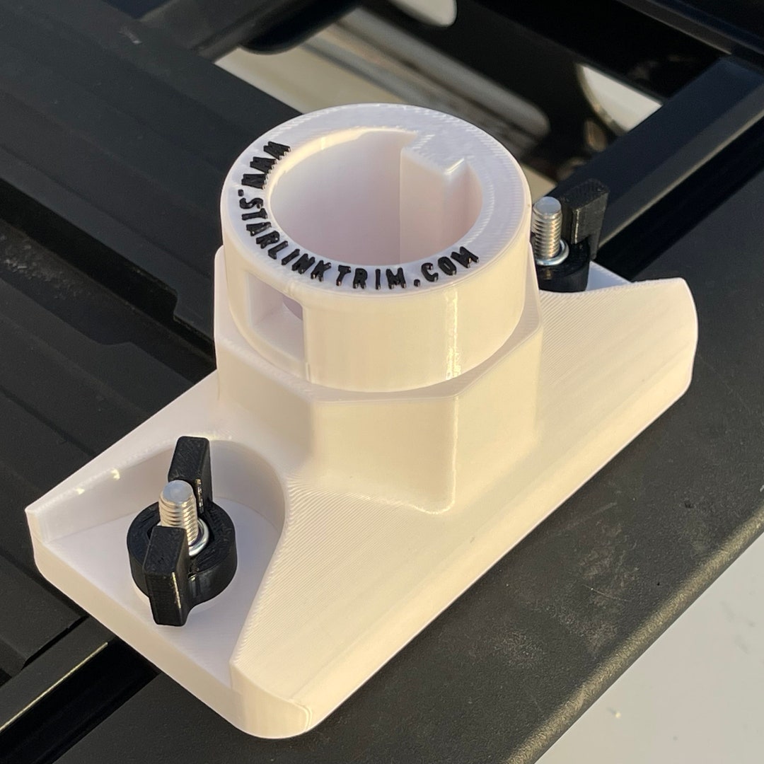 Starlink Roof Rack Router Mount T-slot 3D Printed Black or White, WITH ...