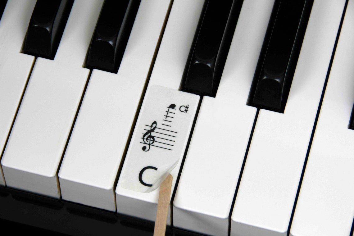 PIANO Stickers Keyboard for ALL SIZE Pianos the Best Way to - Etsy