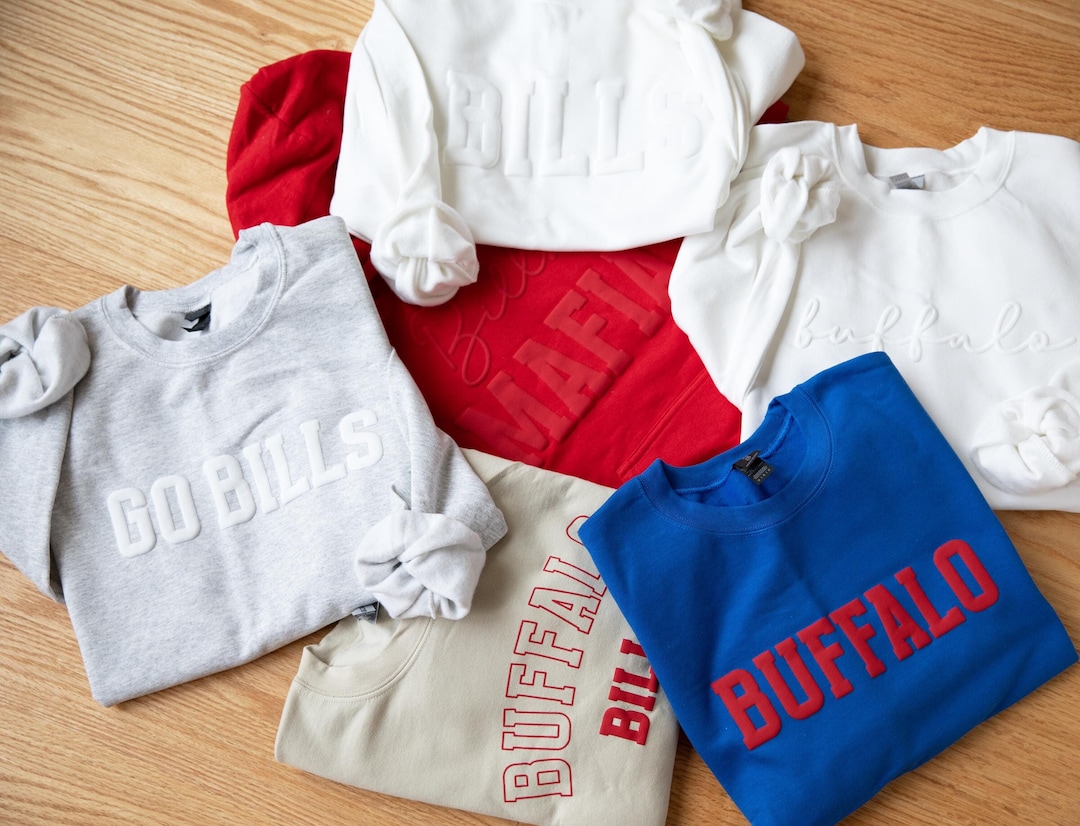 Custom Team Name Sweatshirt, Mascot Sweatshirt, Puff Print, Embossed ...