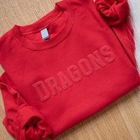 Embossed Sweatshirt - Etsy