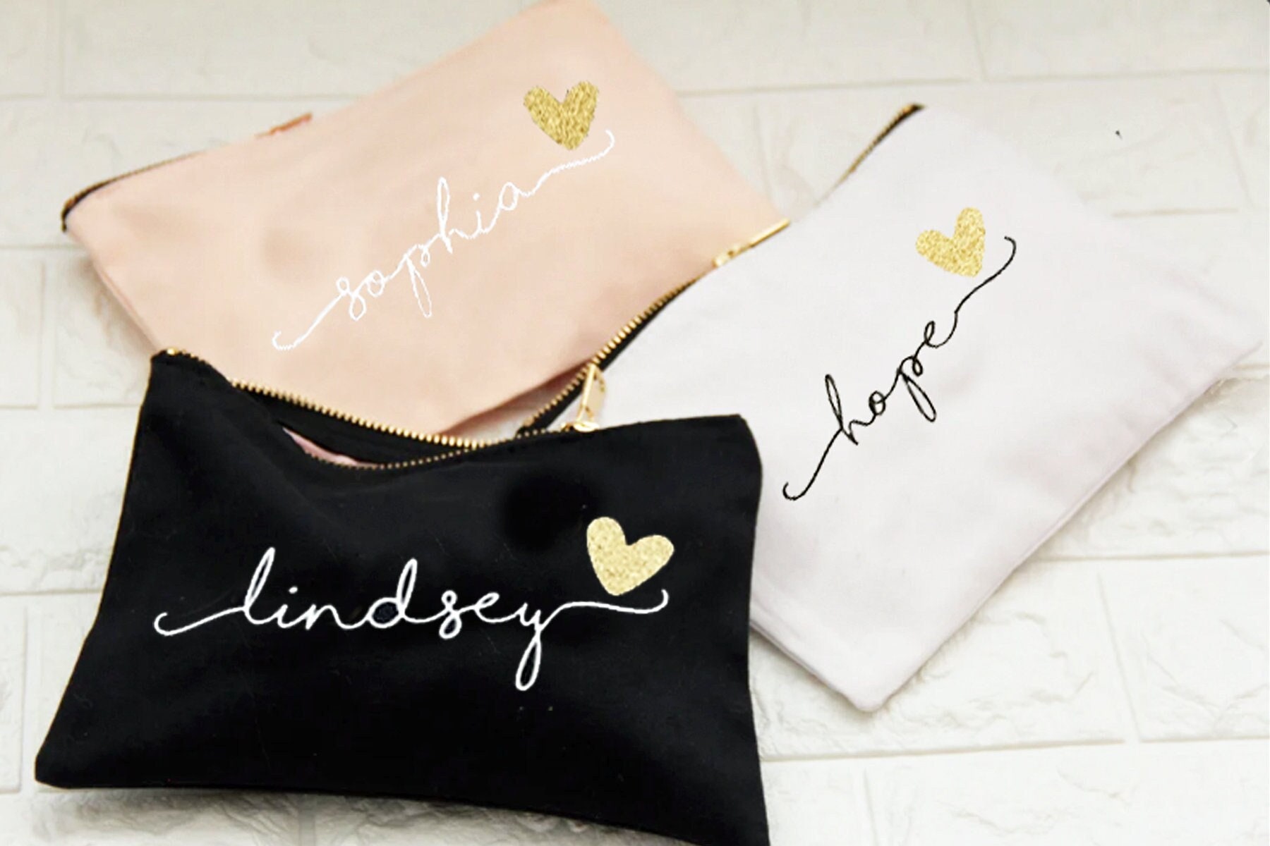 Personalized Makeup Bags
