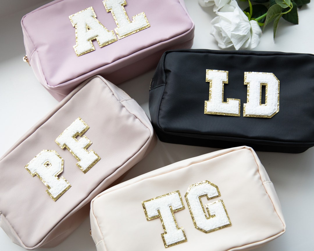 Personalized Nylon Pouch Gift Bags Custom Make up Pouches Women Teen ...