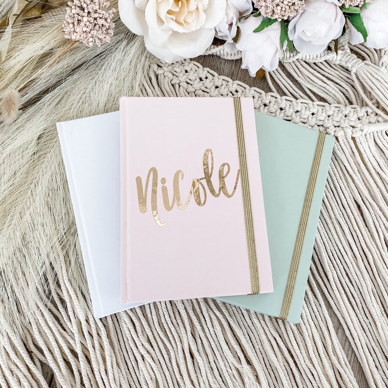 Personalized Journal Notebook Gifts for Her Bridesmaid - Etsy