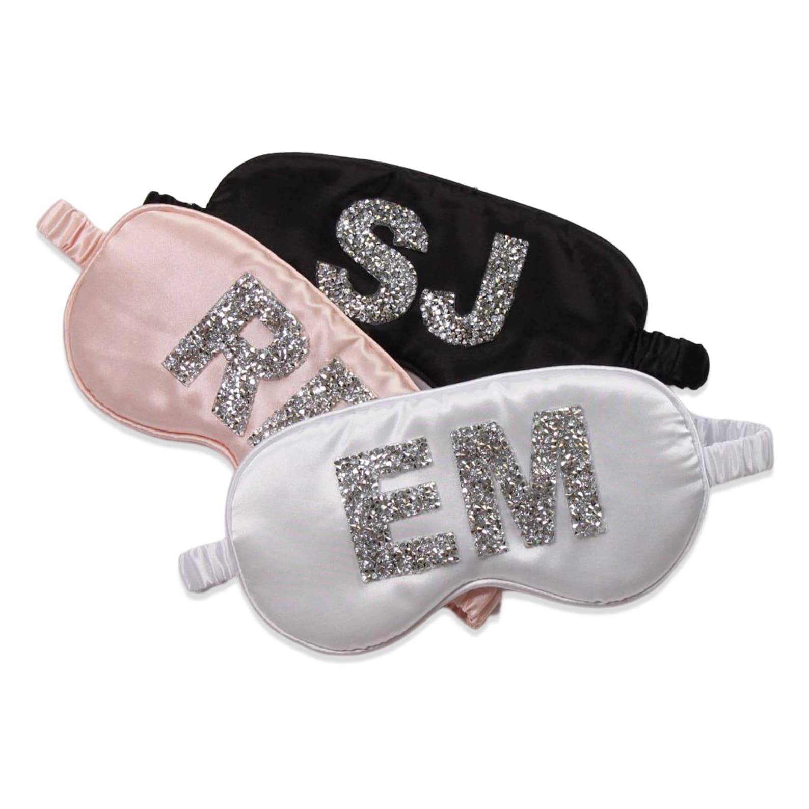 Personalized Sleep Mask SATIN Bride Sleep Mask Bridesmaid - Etsy