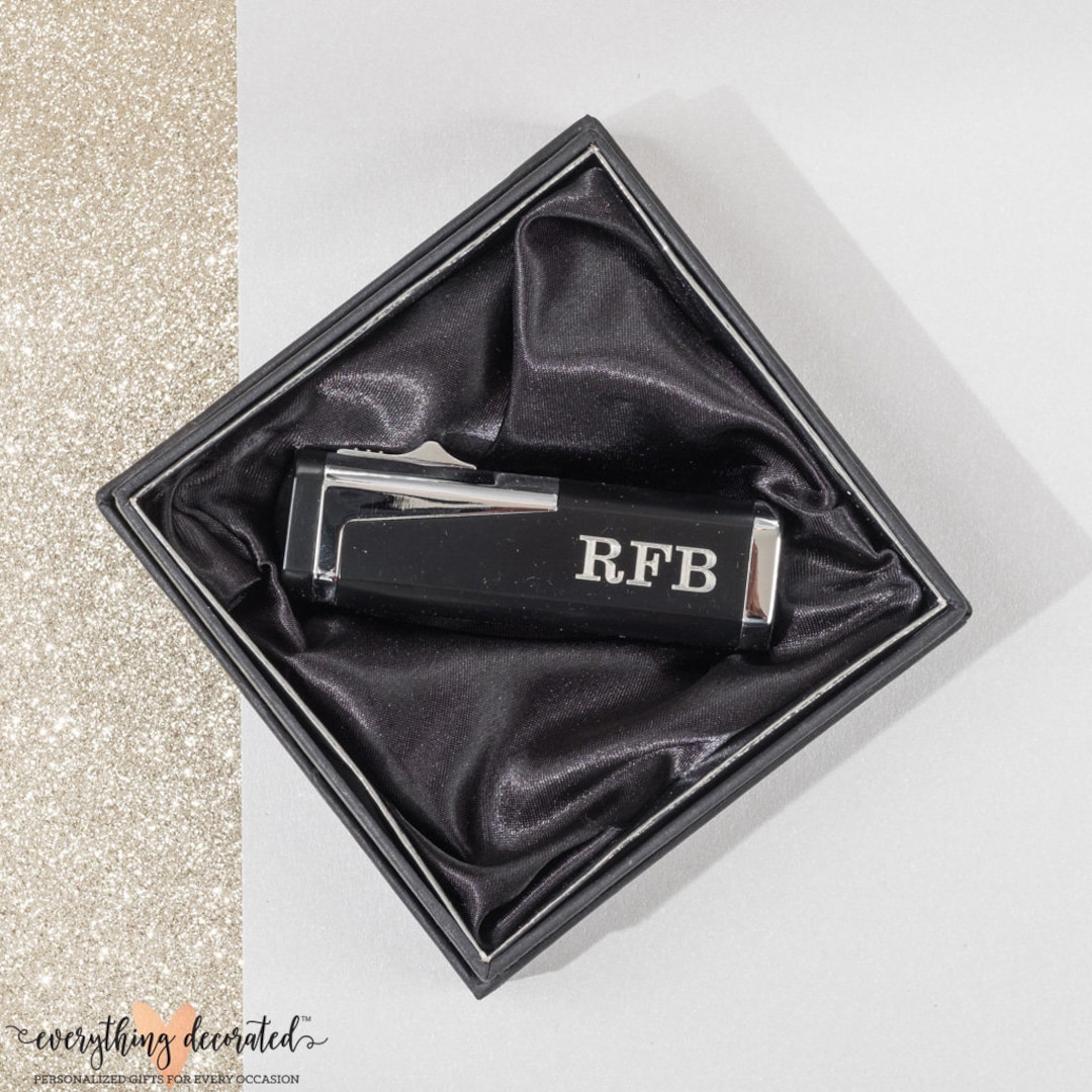 Cigar Lighters Torch Personalized Gift for Him Personalized Cigar Torch ...