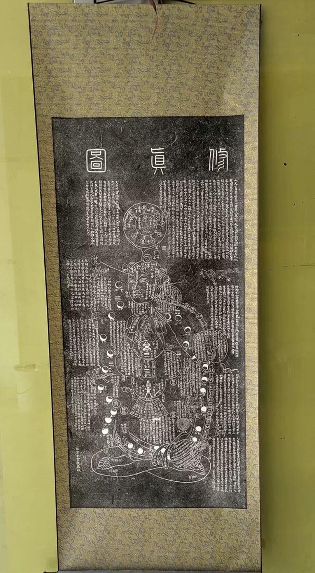 Xiuzhen Tu Rubbing: Taoist Cultivation Diagram, Chinese Medicine Art ...