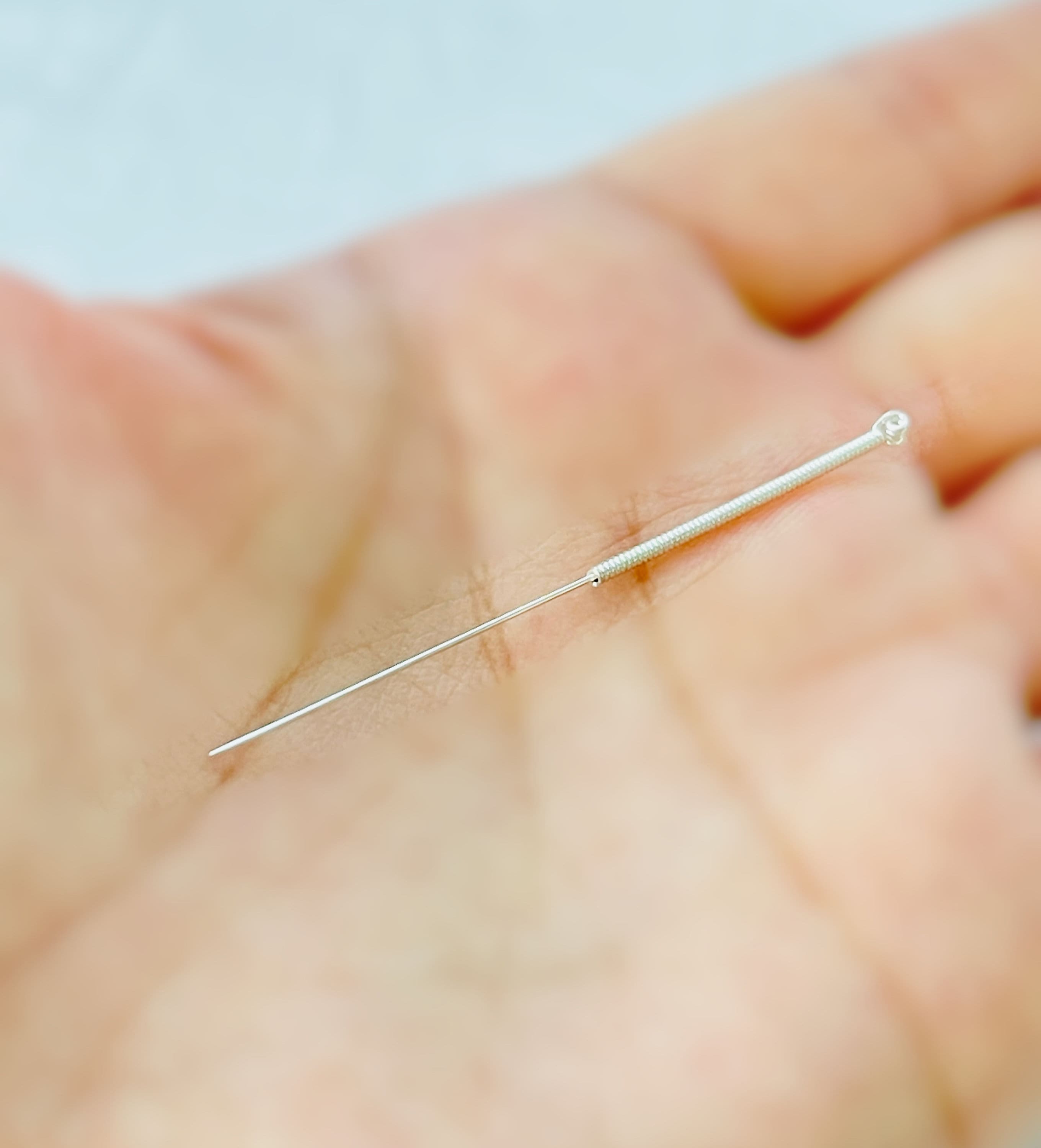 YUANWELLNESS: Custom Handmade Sterling Silver Contact Needle, Teishin ...