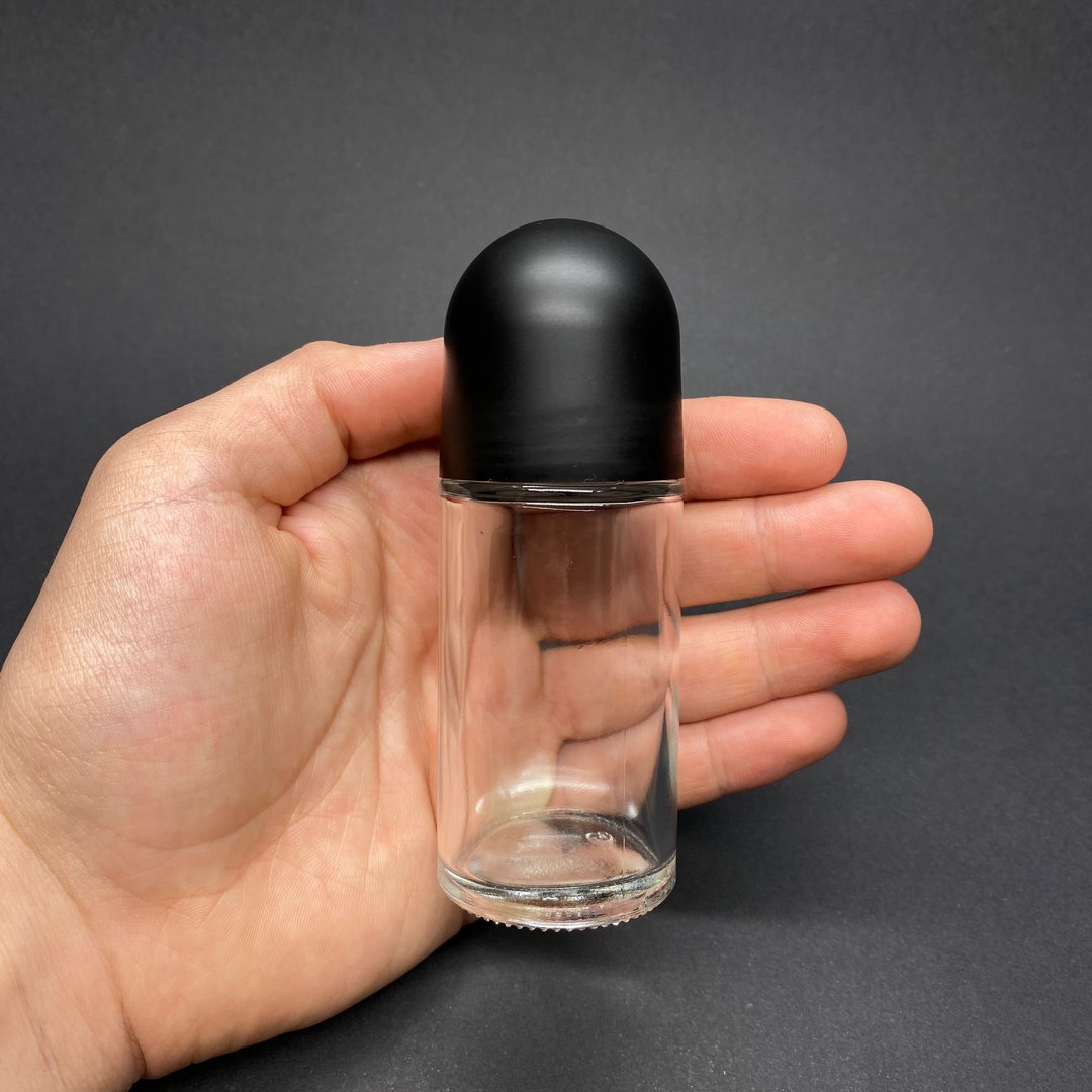 50 Cc Glass Roll-on Bottle 50 Ml Glass Deodorant Bottle - Etsy