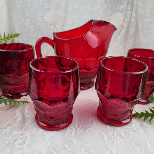 Viking Glass Ruby - Etsy