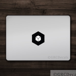 Cube Mac Apple Logo Cover Laptop Vinyl Decal Sticker MacBook Decal ...