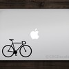 Road Bike - Mac Apple Logo Cover Laptop Vinyl Decal Sticker MacBook ...