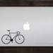 Road Bike - Mac Apple Logo Cover Laptop Vinyl Decal Sticker MacBook ...