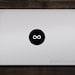 Infinity Mac Apple Logo Cover Laptop Vinyl Decal Sticker MacBook Unique ...