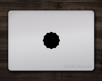Square Cover Mac Apple Logo Cover Laptop Vinyl Decal Sticker | Etsy