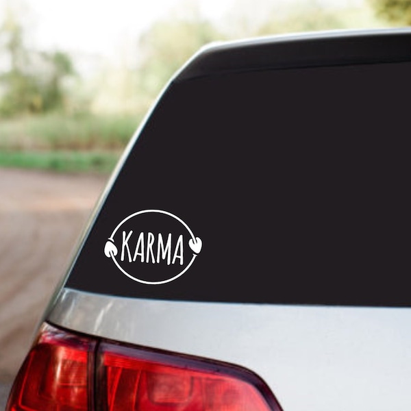 Karma Bumper Sticker - Etsy