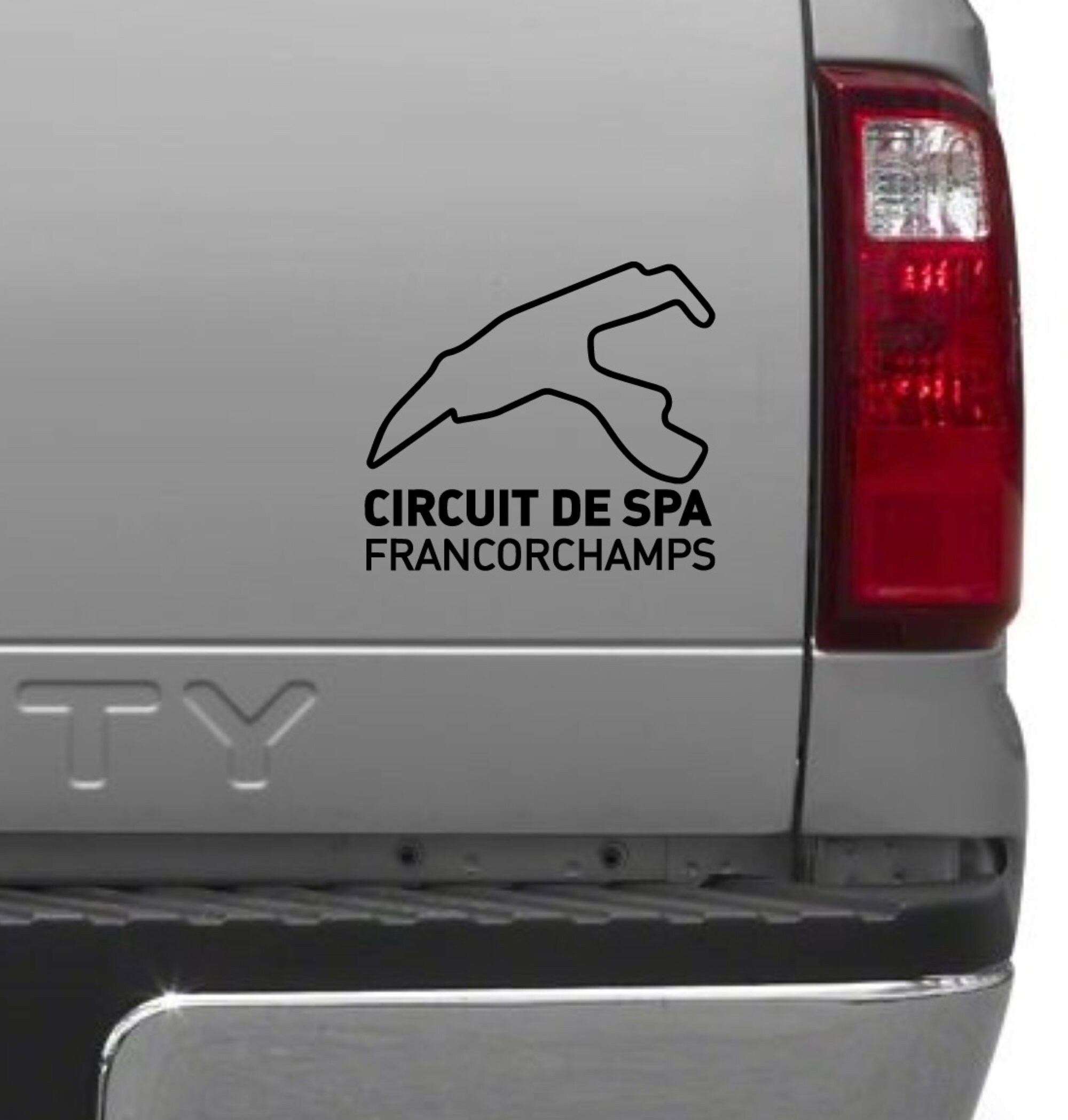 Circuit De Spa Francorchamps Vinyl Decal Formula One - Etsy