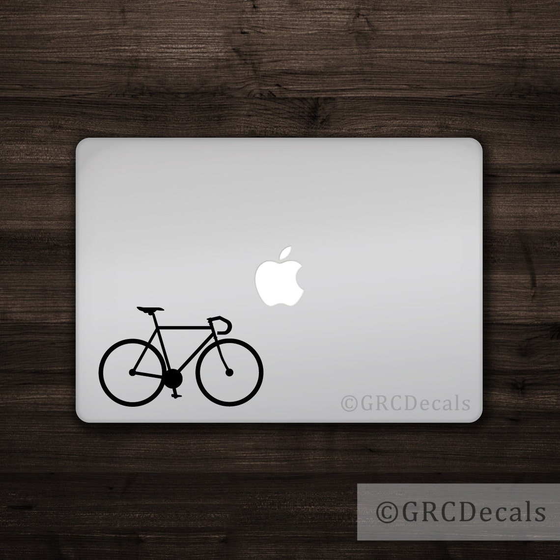 Road Bike - Mac Apple Logo Cover Laptop Vinyl Decal Sticker MacBook ...