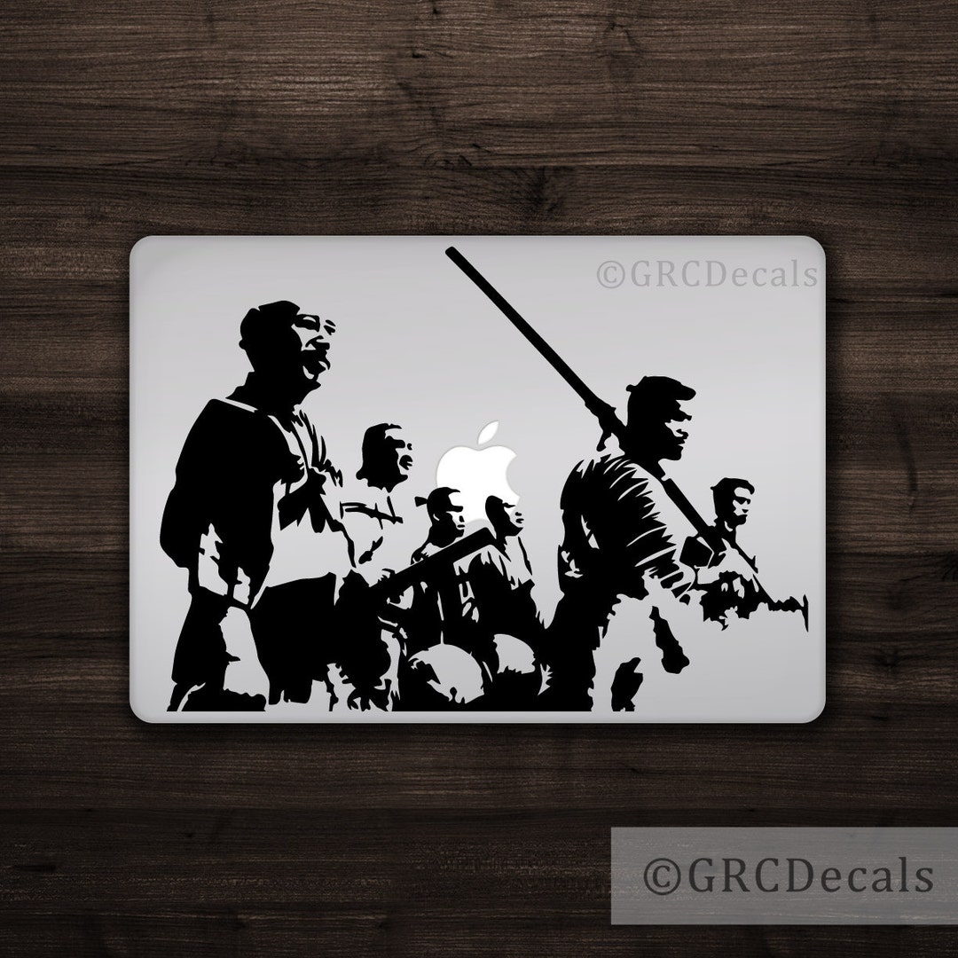 Seven Samurai - Mac Apple Logo Cover Laptop Vinyl Decal Sticker MacBook ...