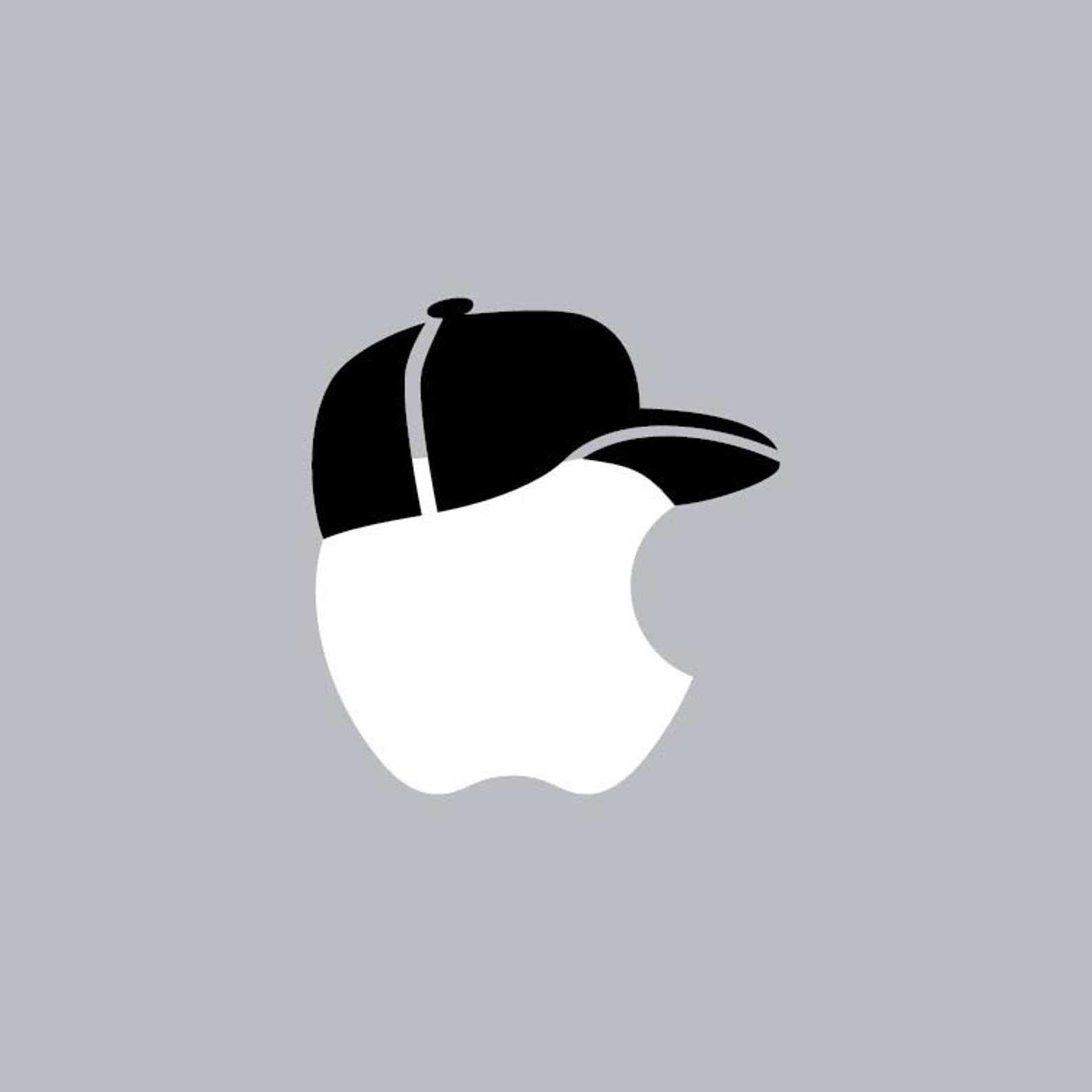 Baseball Cap Mac Apple Logo Cover Laptop Vinyl Decal Sticker - Etsy