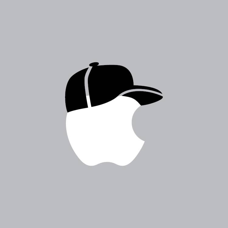 Baseball Cap Mac Apple Logo Cover Laptop Vinyl Decal Sticker | Etsy