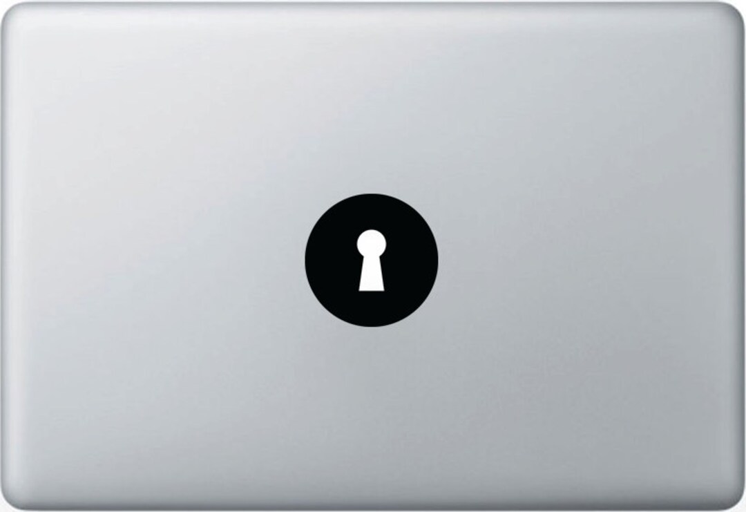 Keyhole - Mac Apple Logo Cover Laptop Vinyl Decal Sticker MacBook ...