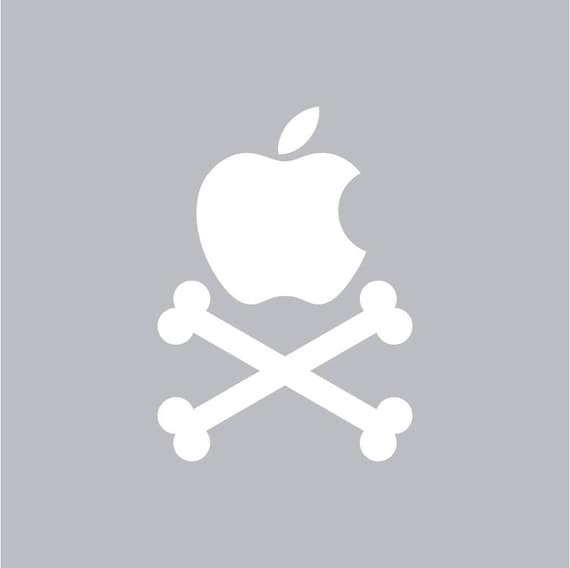 Skeleton Apple Logo