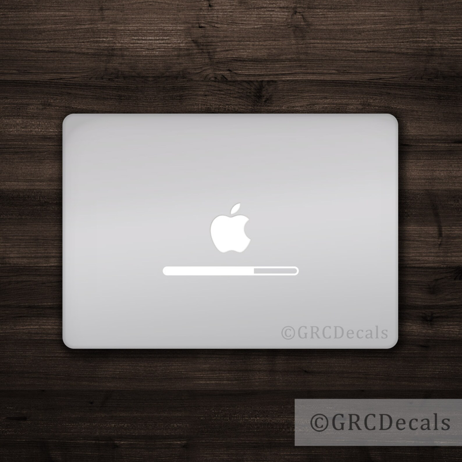 Loading Bar - Mac Apple Logo Cover Laptop Vinyl Decal Sticker MacBook ...