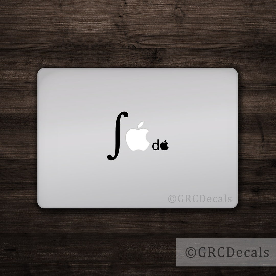 Integral Calculus - Mac Apple Logo Cover Laptop Vinyl Decal Sticker ...