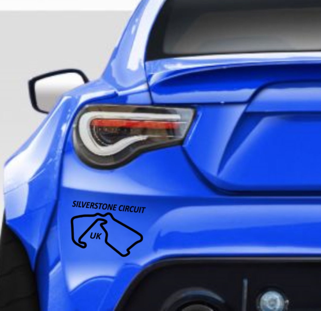 Silverstone Circuit Formula 1 Track Vinyl Decal Formula One Decal ...