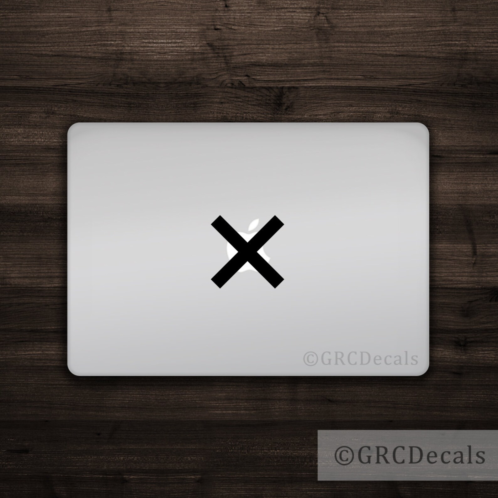 Xed Out Mac Apple Logo Cover Laptop Vinyl Decal Sticker - Etsy